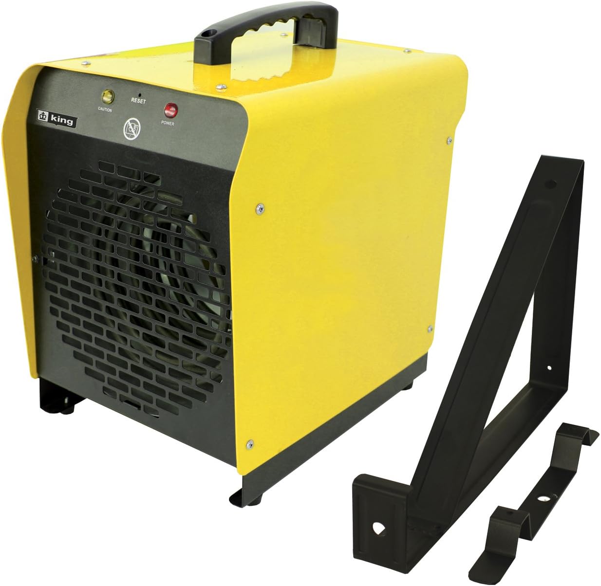King Electric PSH2440TB 240-Volt, 3750-Watt Portable Garage Heater with ...