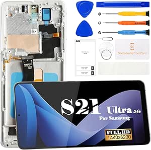 Amazon.com: Incell For Samsung Galaxy S21 Ultra 5G LCD Screen Replacement For Samsung S21 Ultra ...