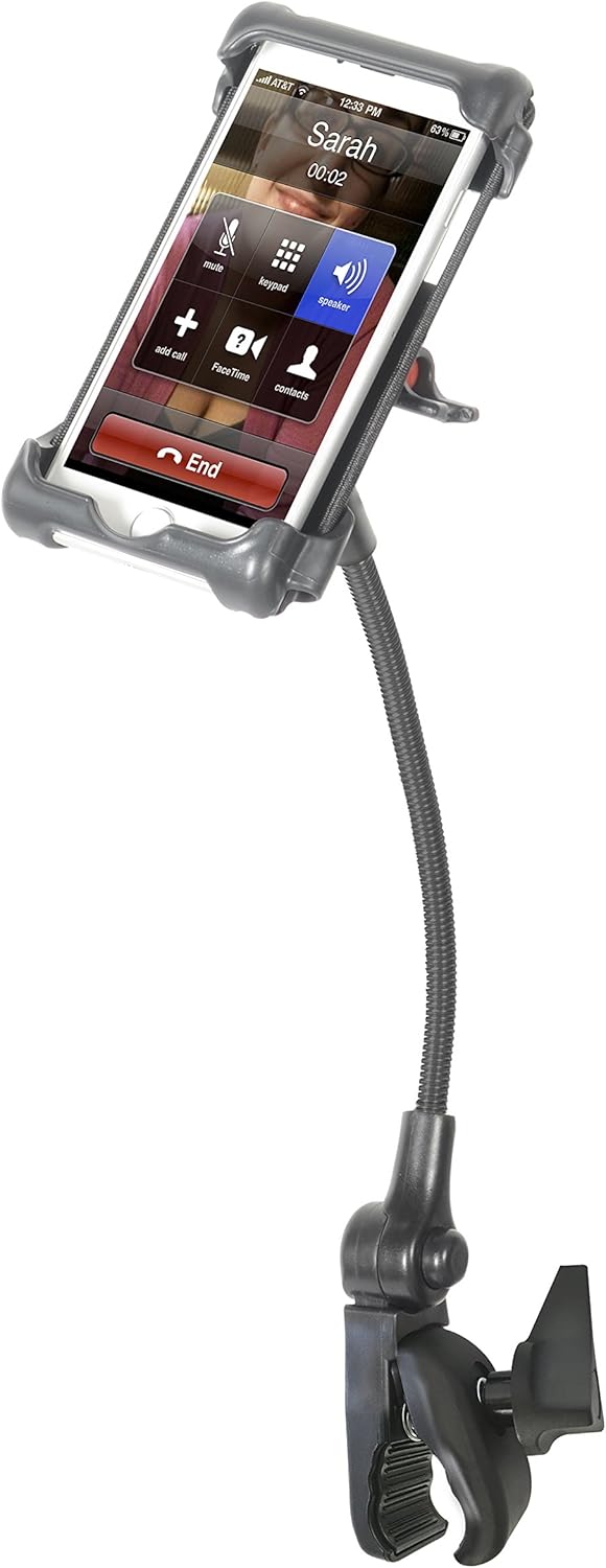 Amazon.com: Delta Cycle XL Phone Holder with Flexible Clamp Extension ...