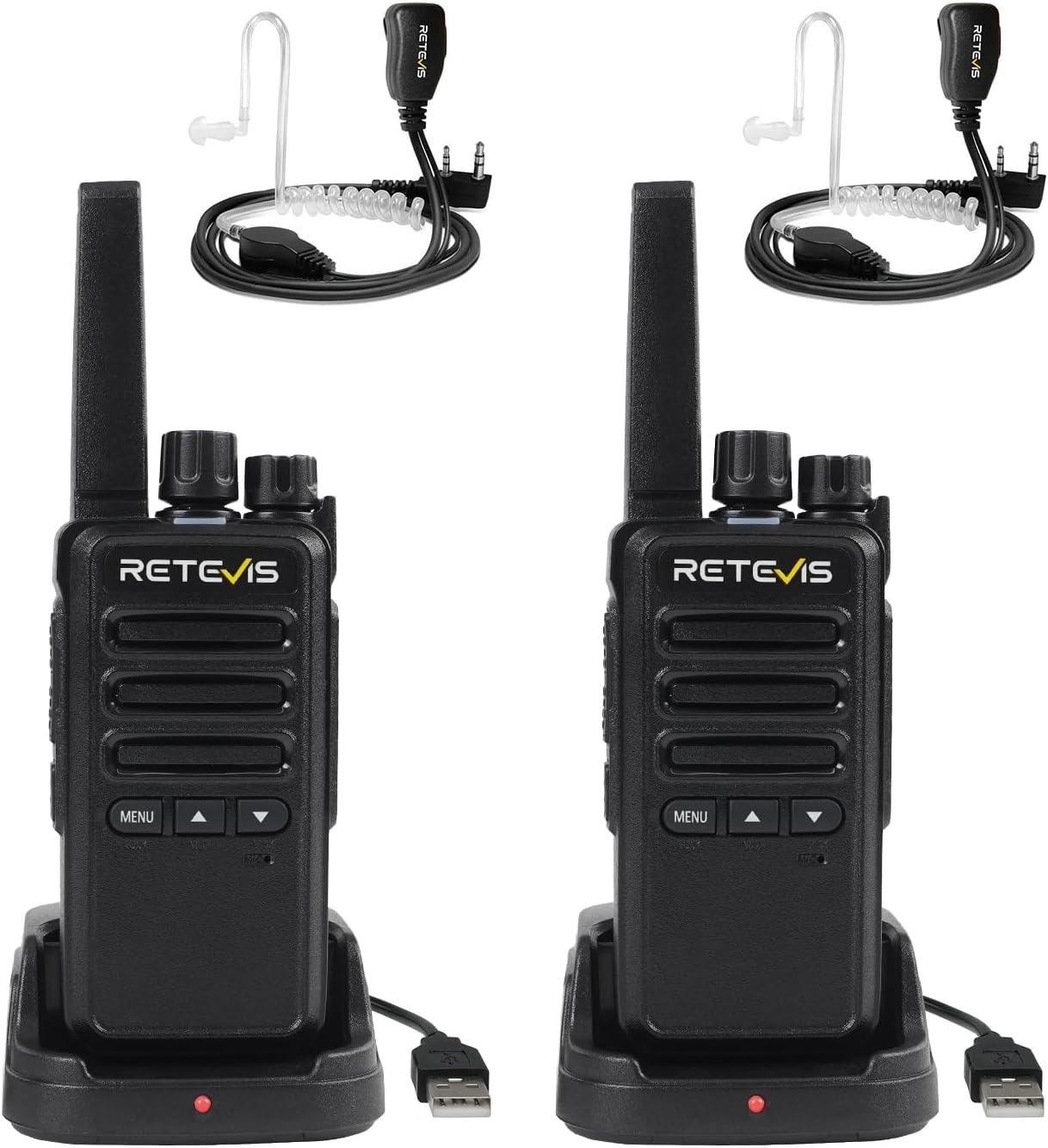 Retevis RT668B Walkie Talkies, PMR446 Radio Communication, License-free ...