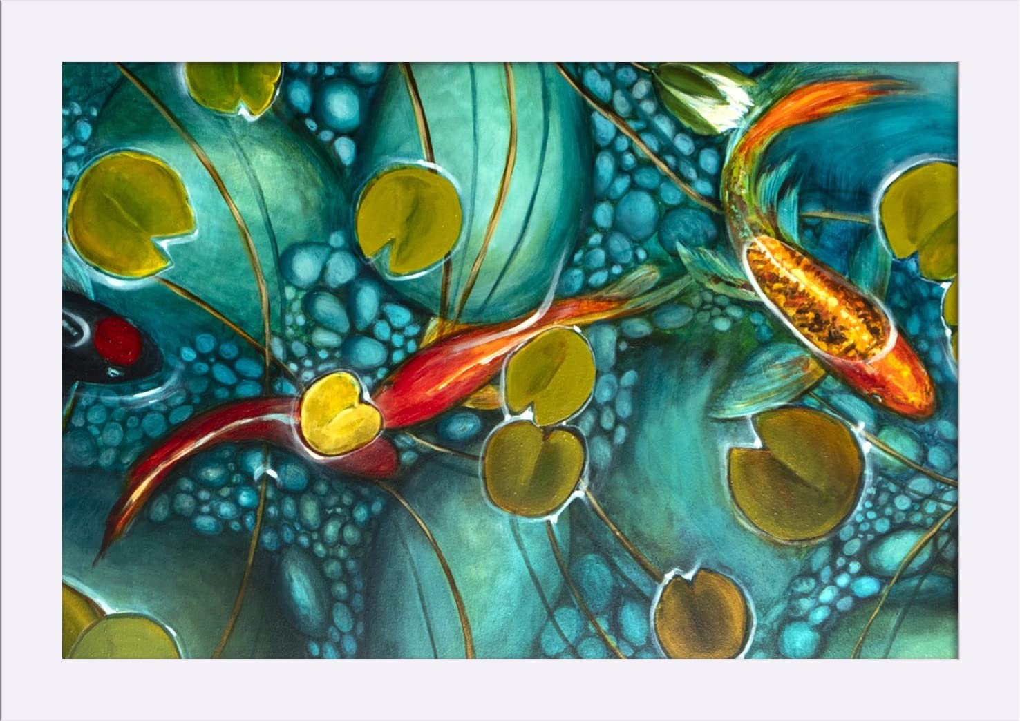 Lily Pad Pond Painting