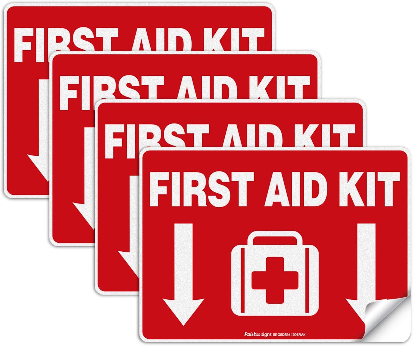Amazon.com : GRAPHICS & MORE Plastic Sign First Aid Kit - 6" x 9" (15 ...