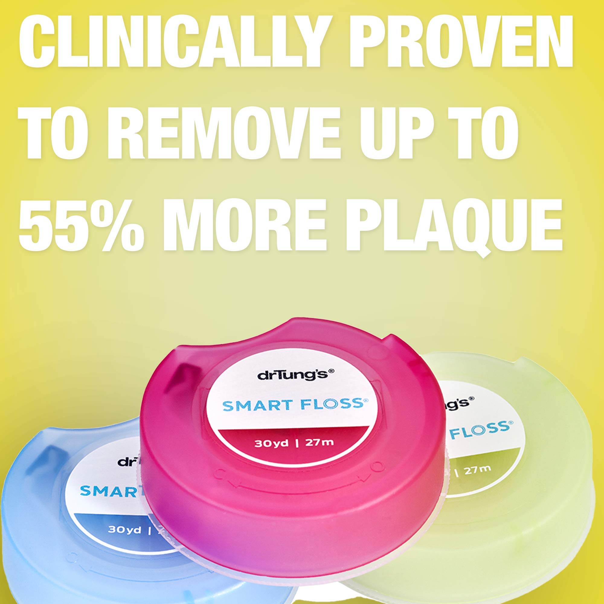 DrTung's Smart Floss - Natural Floss, PTFE & PFAS Free Floss, Gentle on ...