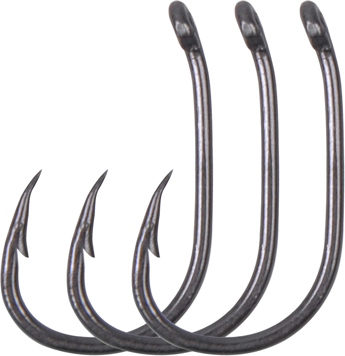 Amazon.com : Freshwater Fishing Hooks, 100pcs Wide Gap Carp Hook High ...