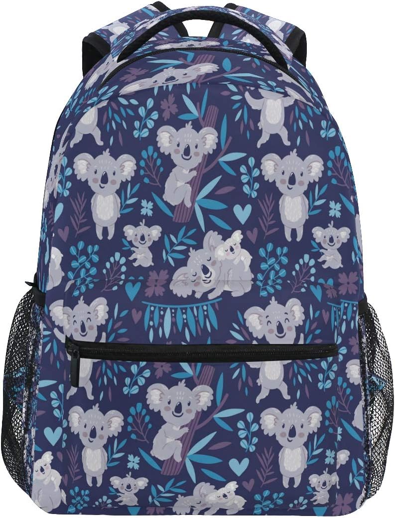 Amazon.com | Nander Laptop Travel Backpack Cute Koala Bears And Leaves ...