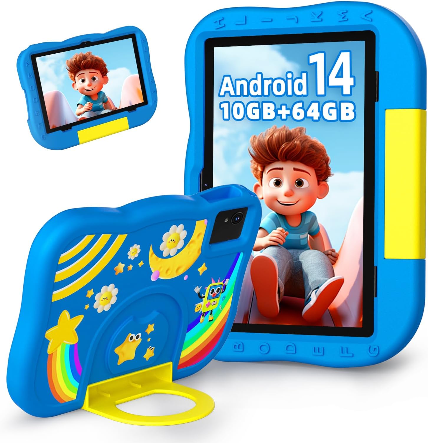 2024 Upgraded Kids Tablet, 10 Inch Android 14 Tablet for Kids, 10+64GB ...