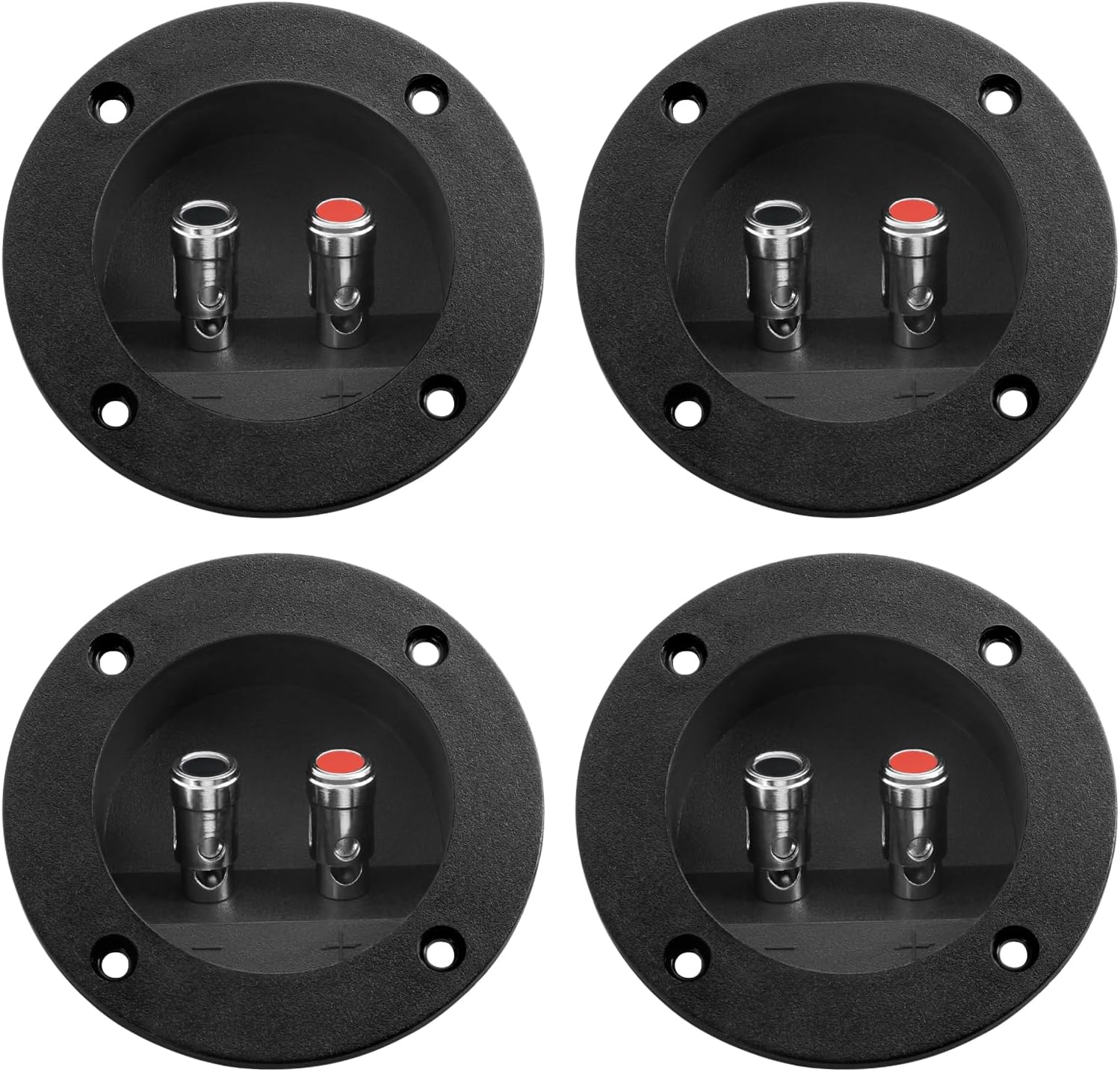 Amazon.com: Tongze 4PCS 3.5" Speaker Box Terminal Cup, Spring Round ...