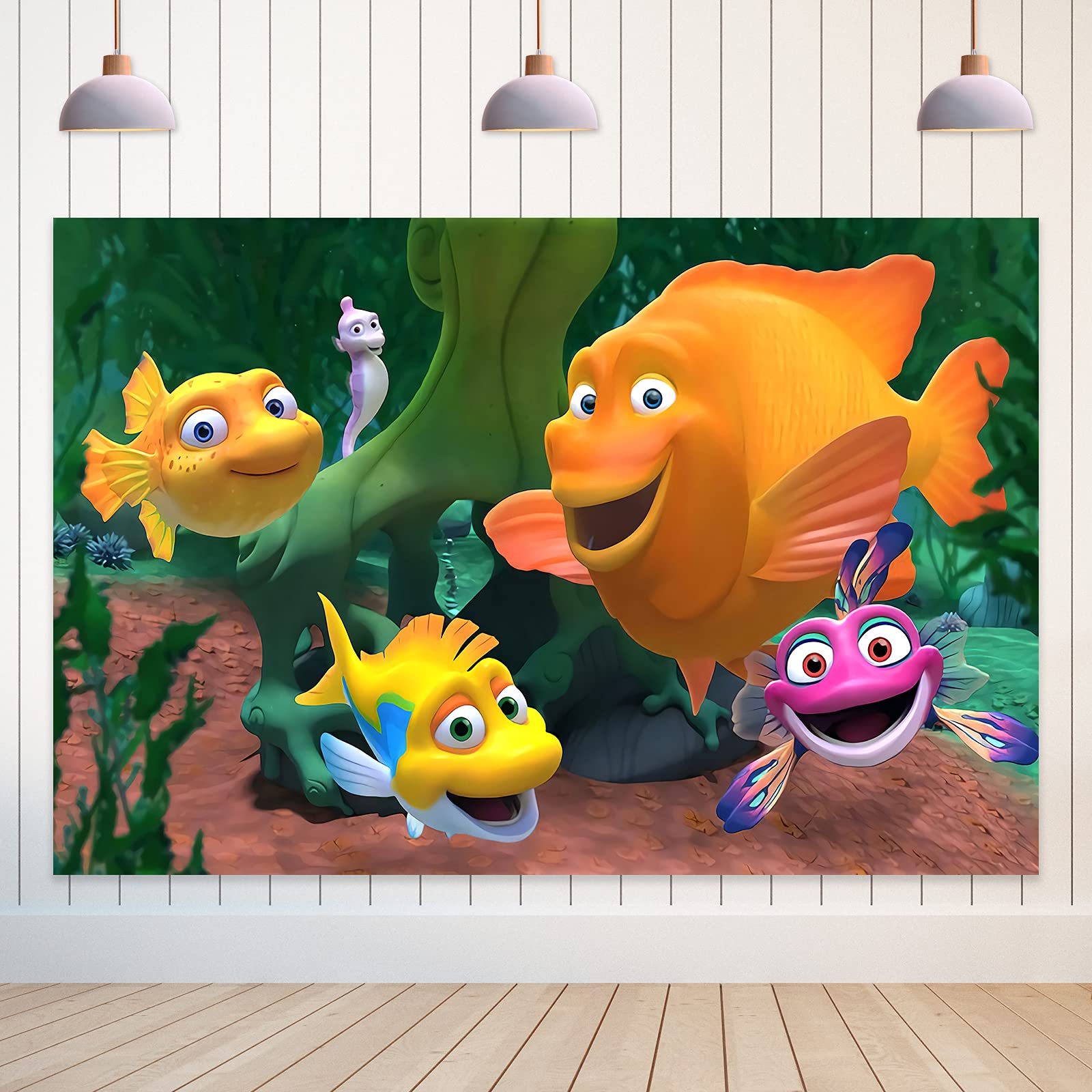 Buy Finding Nemo Backdrop Cartoon Splash and Bubbles Finding Dory ...