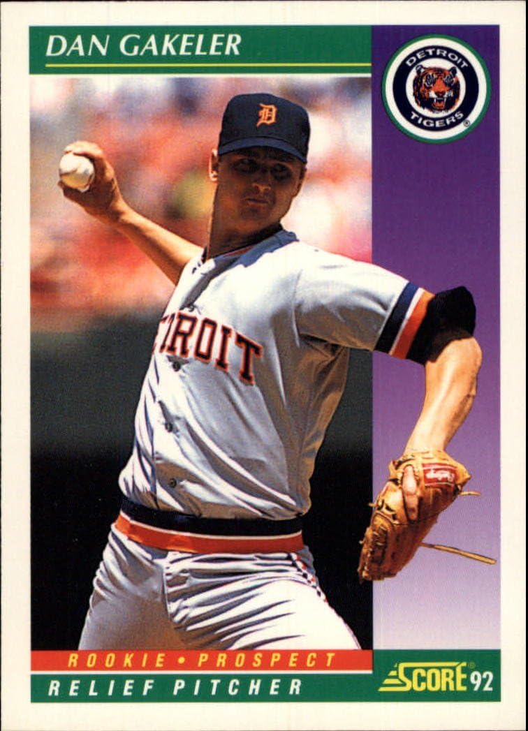Amazon.com: 1992 Score Baseball Card #831 Dan Gakeler : Collectibles ...