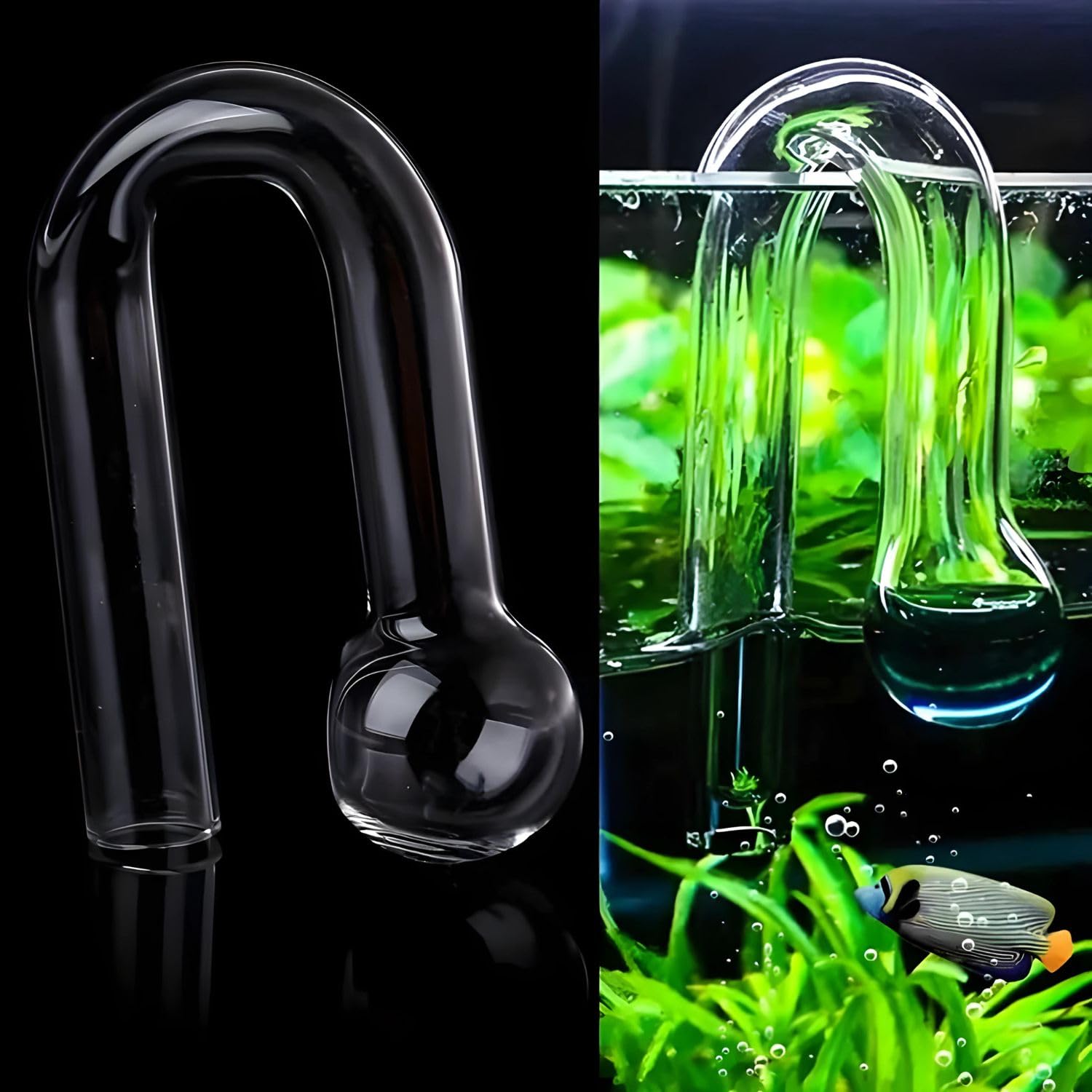 VAYINATO® Co2 Glass Indicator Drop Checker (Hanging Ball Shaped) for ...