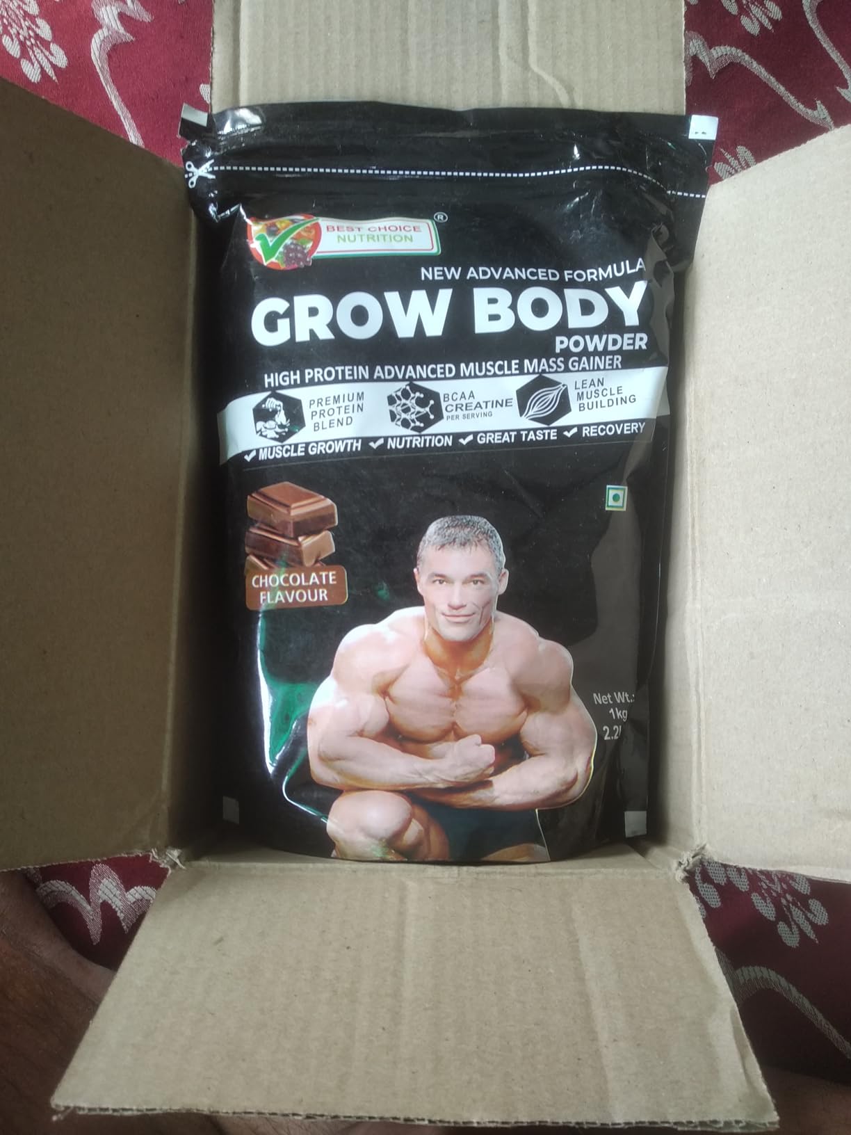 Best Choice Nutrition GROW BODY Whey Protein FOR WEIGHT GAIN MUSCLE ...