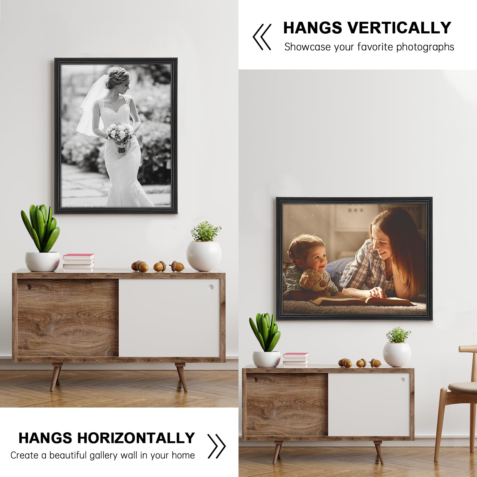 Snapklik.com : 11x14 Picture Frame, Black Poster Frame, Home Decor ...