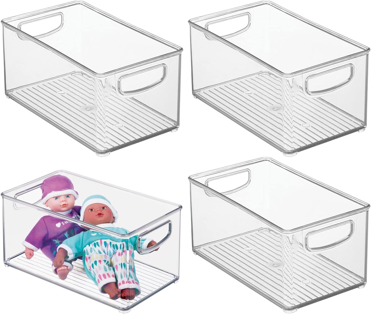 Amazon.com: mDesign Plastic Baby Nursery and Food Organizer - Storage ...