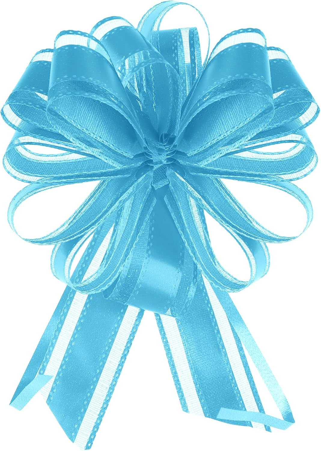Amazon.com: 6 Inch Sky Blue Gift Bow, 6 Pieces Large Pull Bows, Simple ...