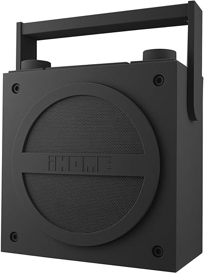 Amazon.com: iHome iBT4GC Bluetooth Rechargeable Boombox with FM Radio ...