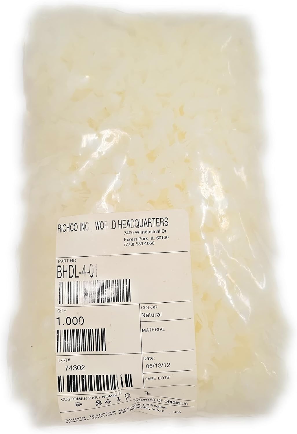 Amazon.com: BHDL-4-01 NYLON SNAP IN .250 INCH LENGTH SPACER BARB ...