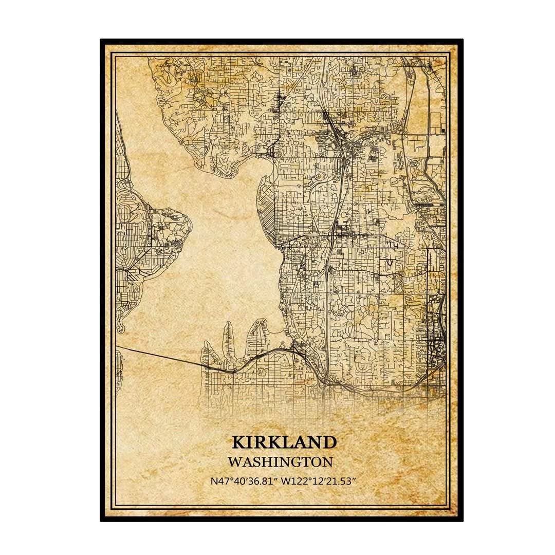Kirkland Washington Map Choose Best Properties In Seattle