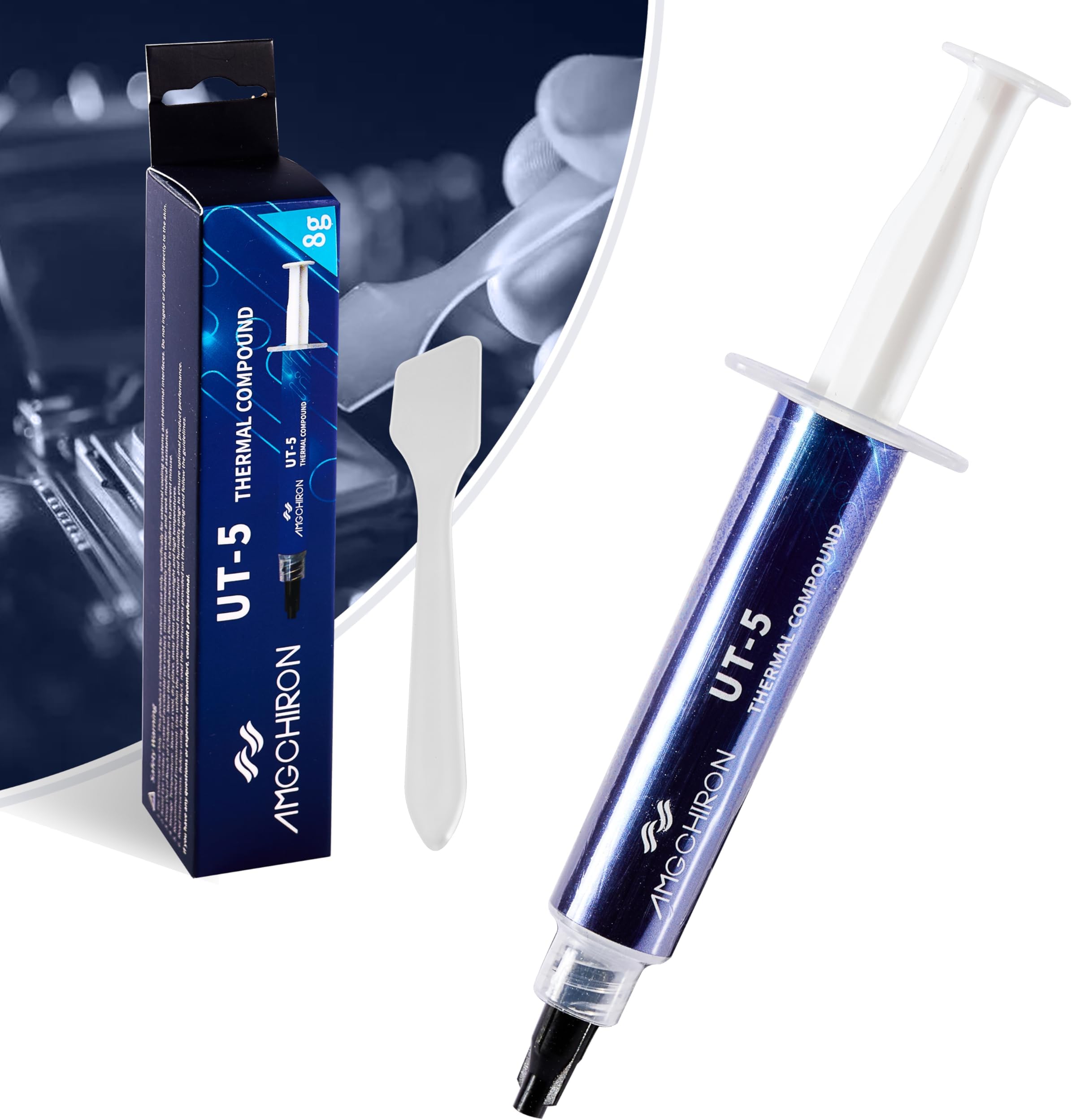 Amazon.com: AMGCHIRON Thermal Paste CPU Silver Compound (UT-4, 8g), Non ...