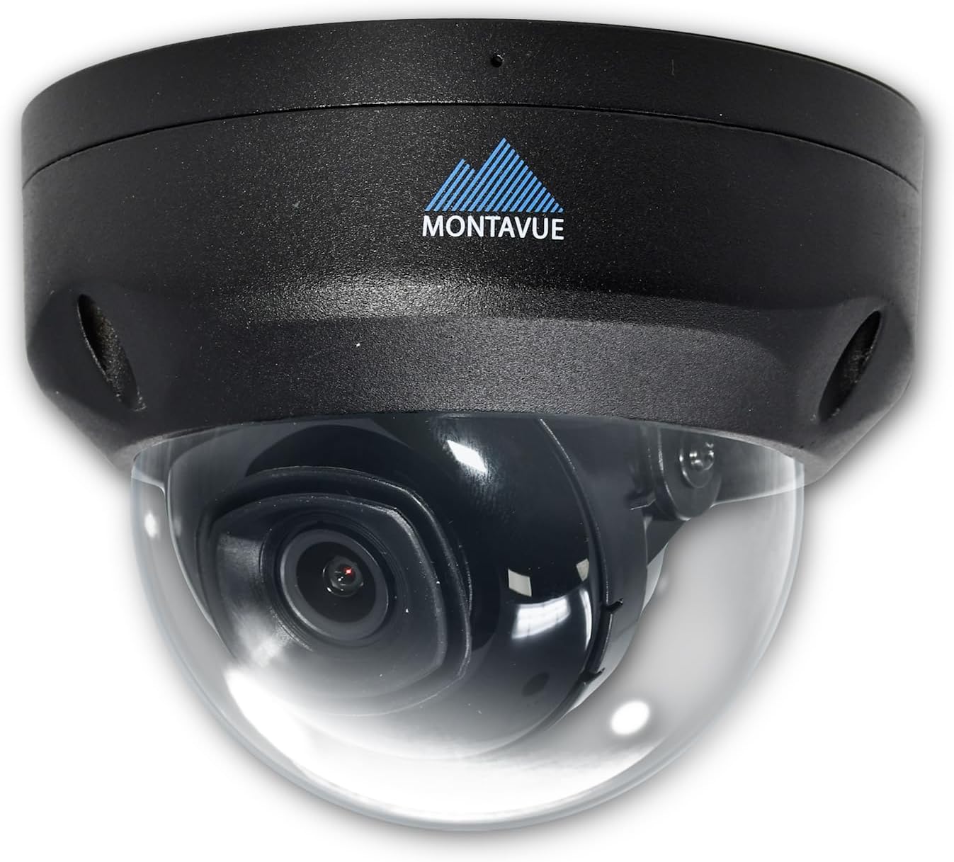 Montavue 4MP 2K Smart Vandal Dome PoE Security Camera with Indoor/Outdoor Rating, Built-in Mic ...