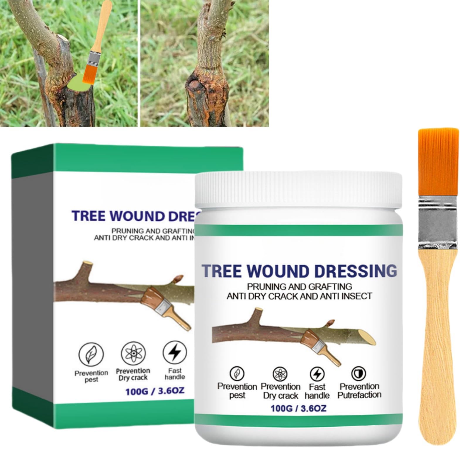 100g Tree Wound Sealer,Tree Pruning Sealer,Bonsai Cut Paste,Plant ...