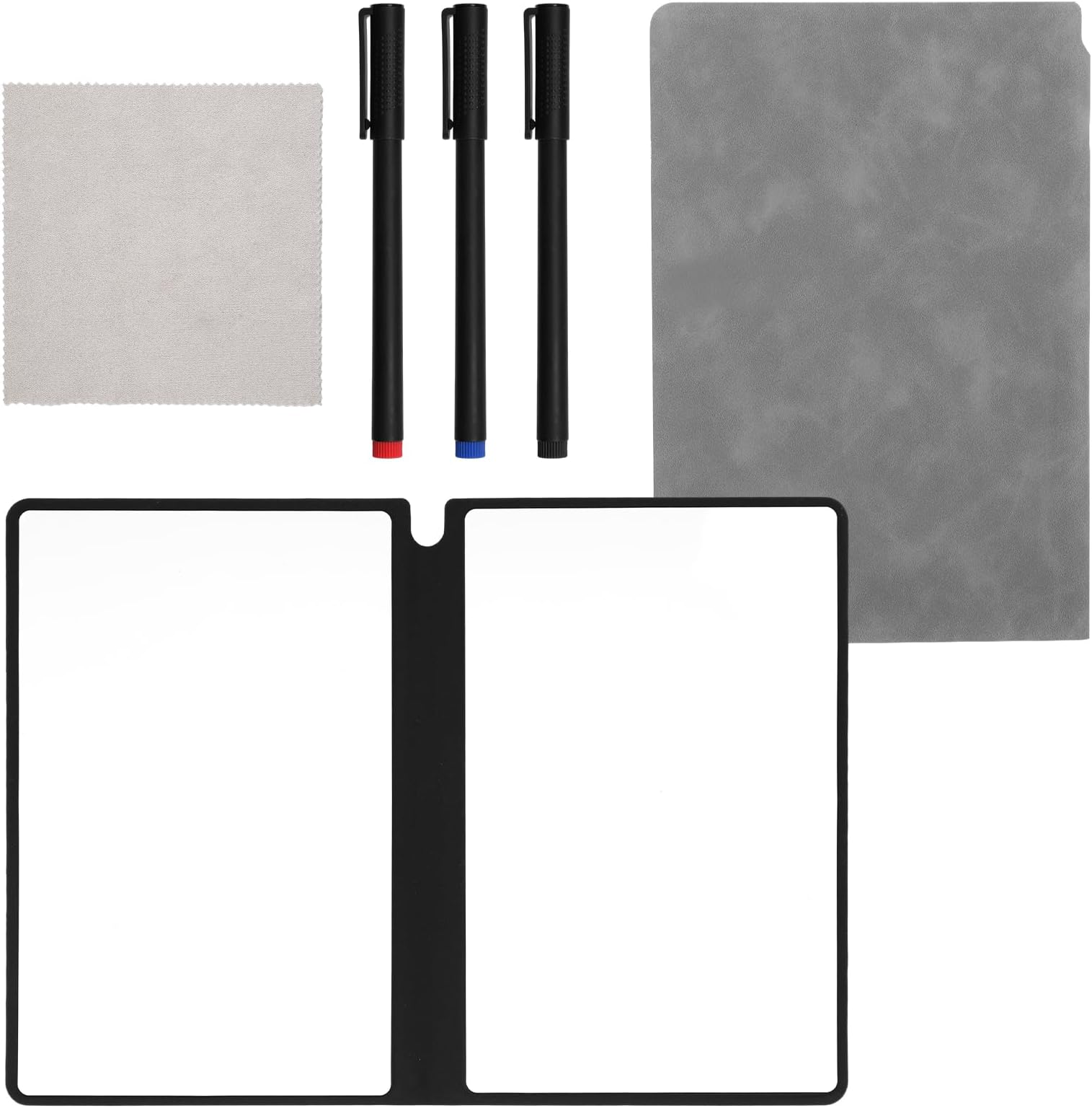 Reusable Dry Erase Notebook, 9.4x6.5 Inch Portable A5 Dry Erase ...