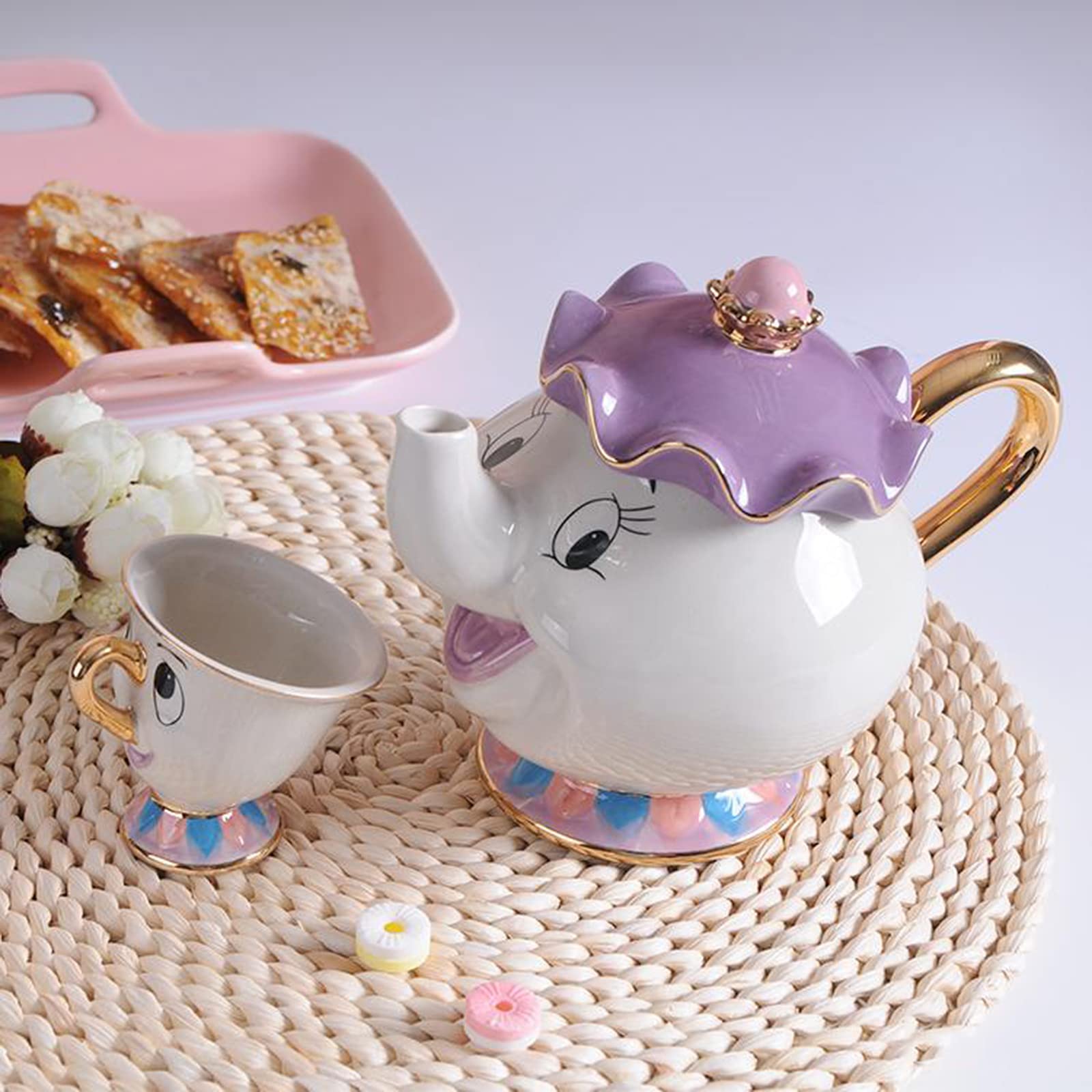 Beauty And The Beast Mrs Potts Tea Set