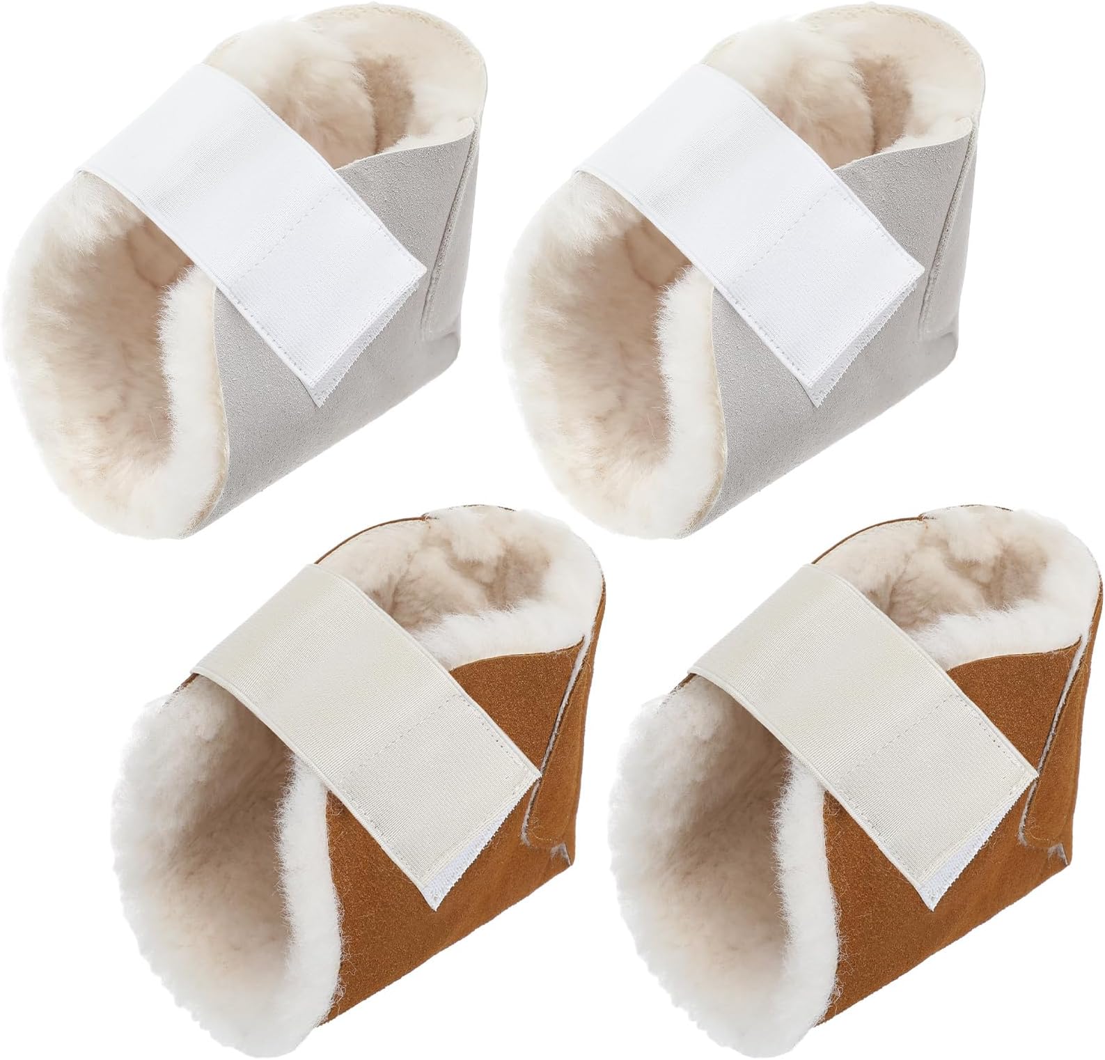 Amazon.com: KAVIL Heel Protector for Pressure Sore Sheepskin Heel ...
