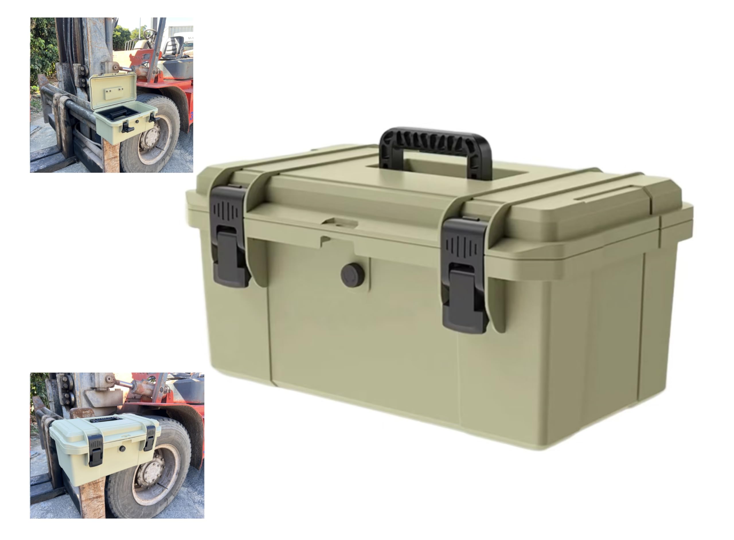 Amazon.com: Tractor ROPS Toolbox, with Mounting Bracket, for Most Multi ...