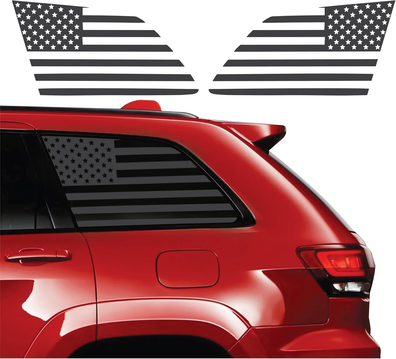 Apto para Jeep Grand Cherokee 2011-2021, calcomanías para ventana de ...