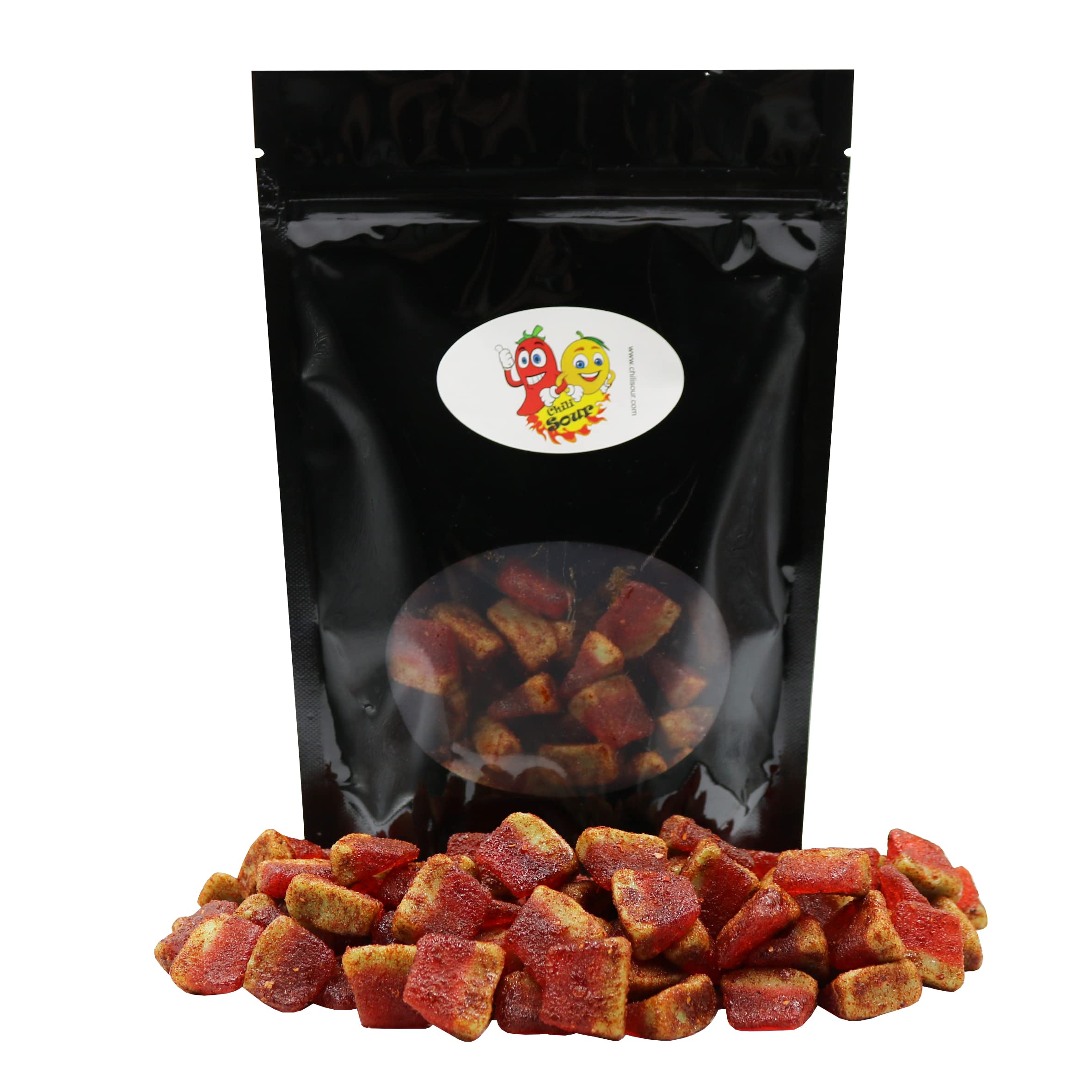 Amazon.com : Hot Spicy Watermelon Gummy Wedge Slices, Covered With ...