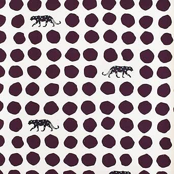 Amazon | KOKKA echino エチノ 9.5号 帆布 生地 Panther 50cm単位販売 布 綿 動物 ドット (ナチュラル) | 布・生地 通販