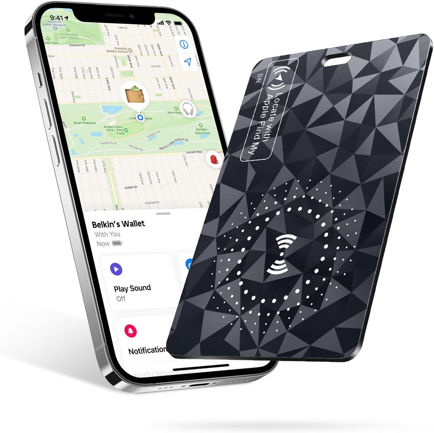 Amazon.com: Ucard Wallet Tracker Card, Thin Bluetooth Tracker, Works ...