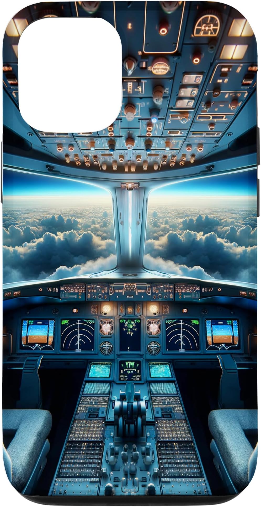 Amazon.com: iPhone 12/12 Pro Airplane Cockpit Flight Instruments Pilot ...