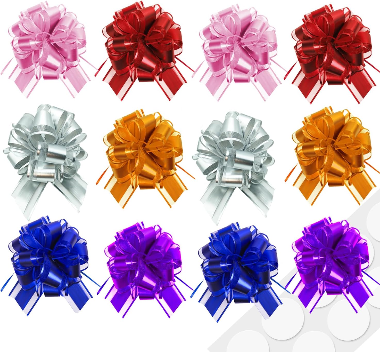 Amazon.com: KJSHENDI Pull Bows for Gift Wrapping: 12 Pcs 6-Inch Large ...