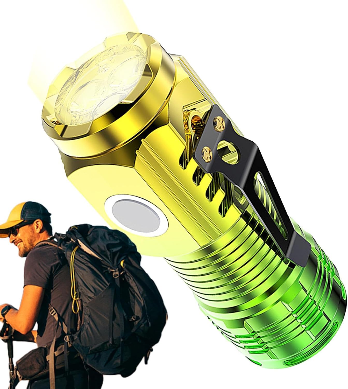 Amazon.co.jp: Tactical Beam Torch, 8x3cm ABS Ultra Lumen Flashlight ...