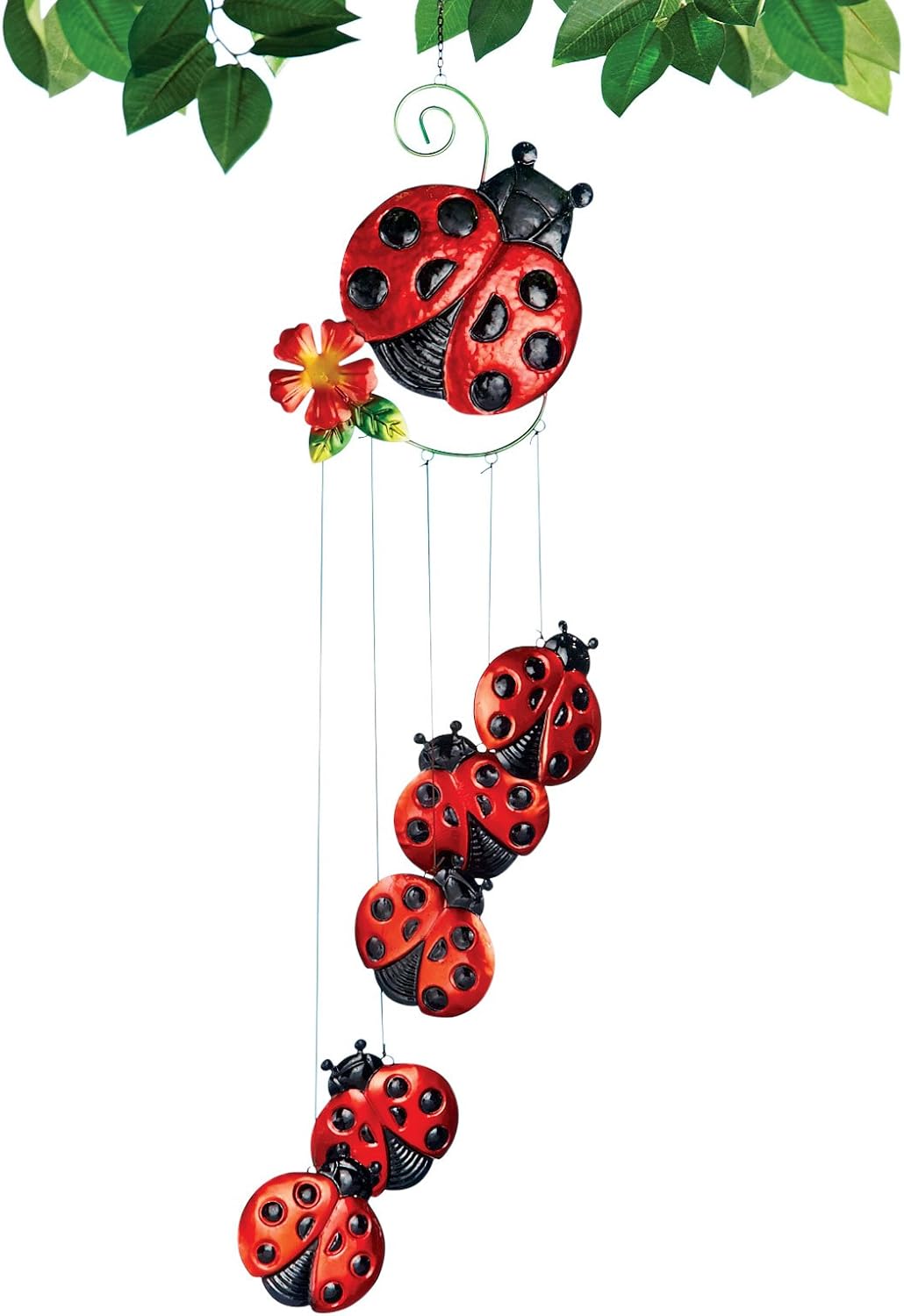 Amazon.com : Carol Wright Gifts Ladybug Wind Chime : Patio, Lawn & Garden