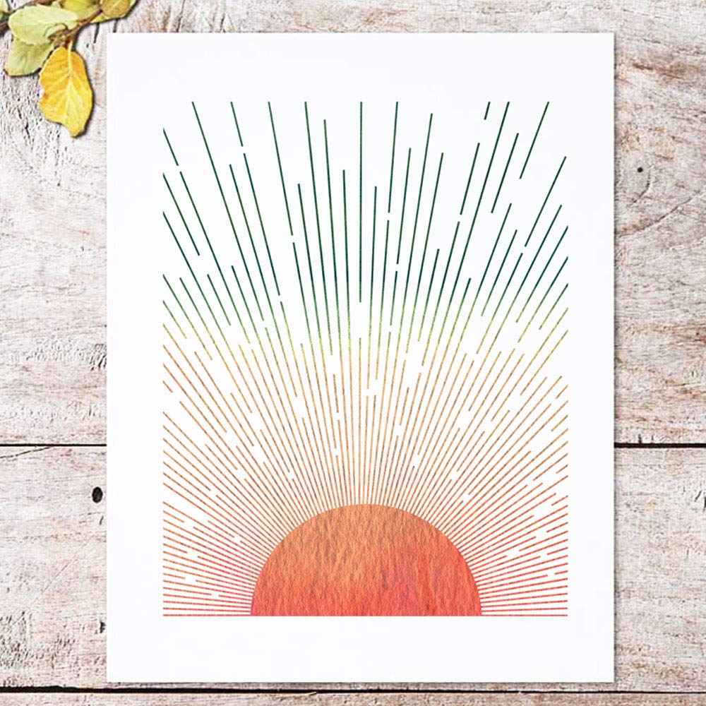 Abstract Sun Painting
