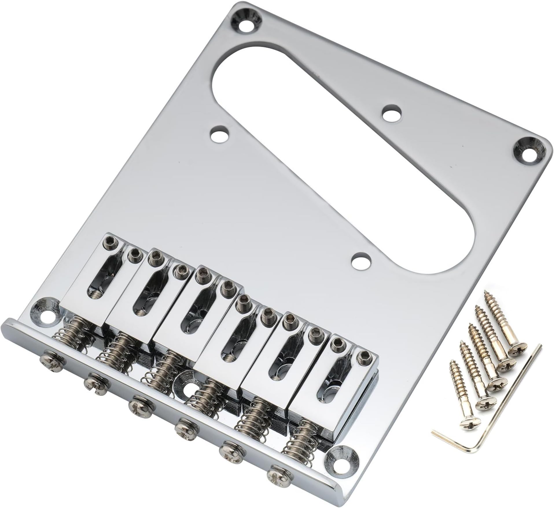 Amazon.com: Fender Standard Series Telecaster Bridge Assembly - Chrome ...