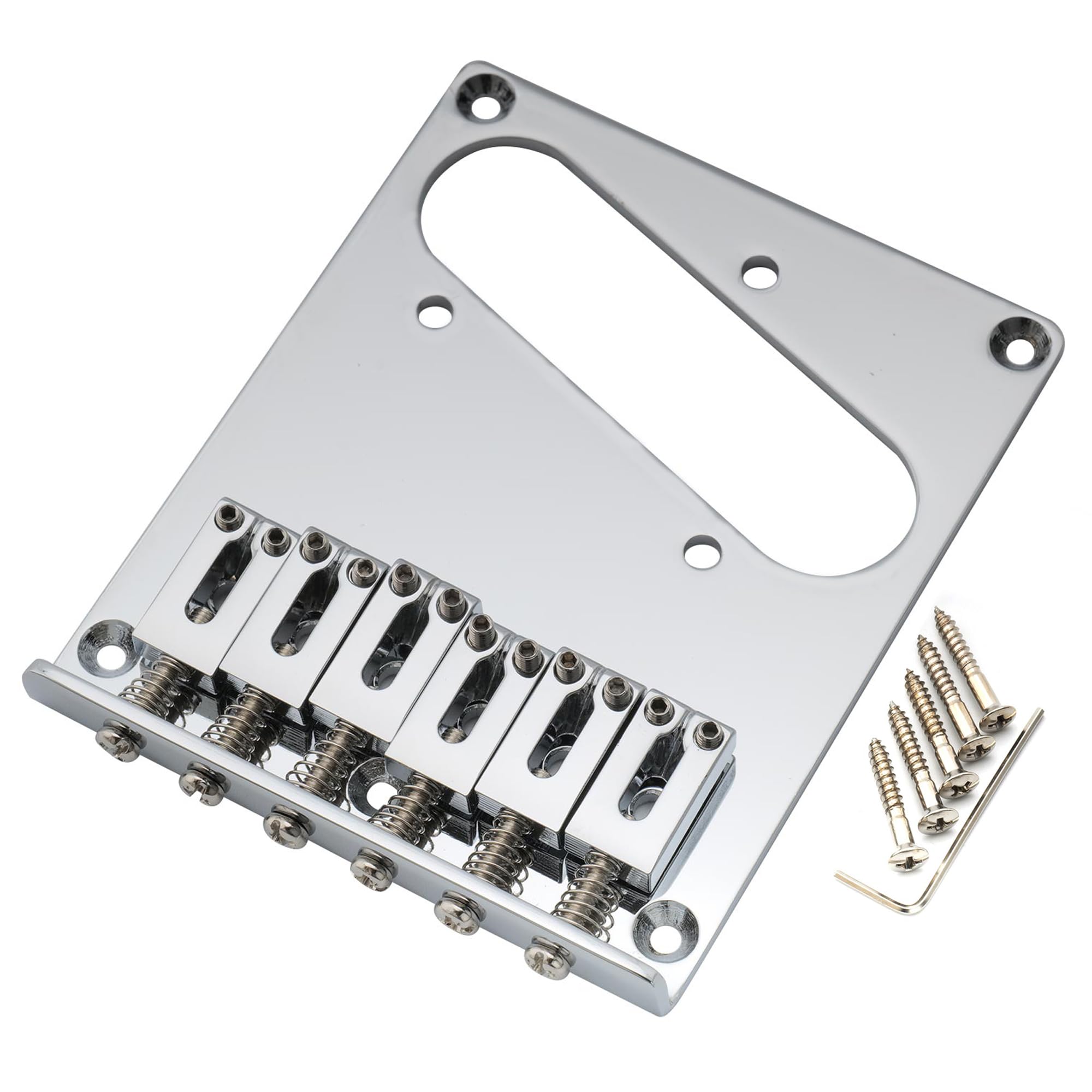 Amazon.com: Musiclily Pro 54mm Modern Telecaster Bridge with Zinc Alloy ...