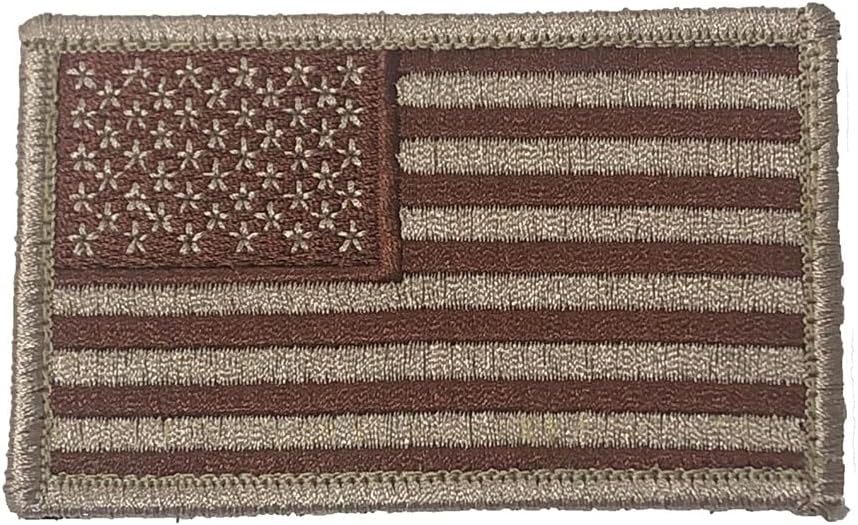 Amazon.com: U.S. Flag Reg Desert Patch W/Hook Fastener : Clothing ...