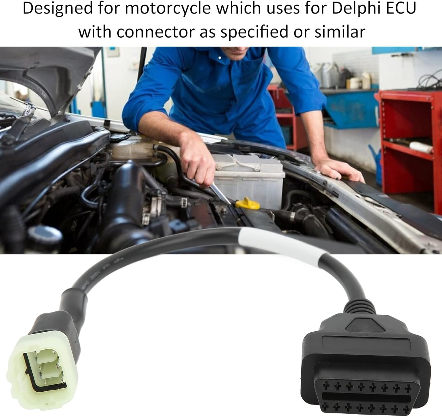 Buy OBD2 6 Pin Scanner Cable, OBD2 6 Pin Diagnostic Cable Conversion ...