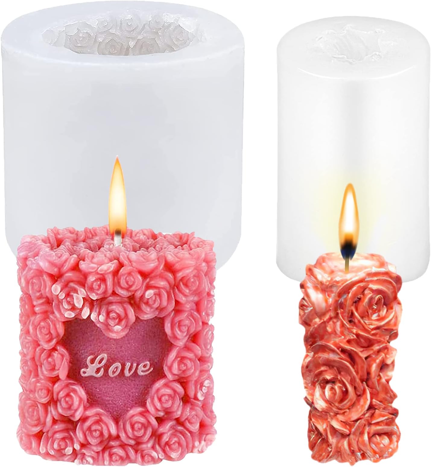 Amazon.com: 2pcs Plastic Round Floating Candles Special Candle Making ...
