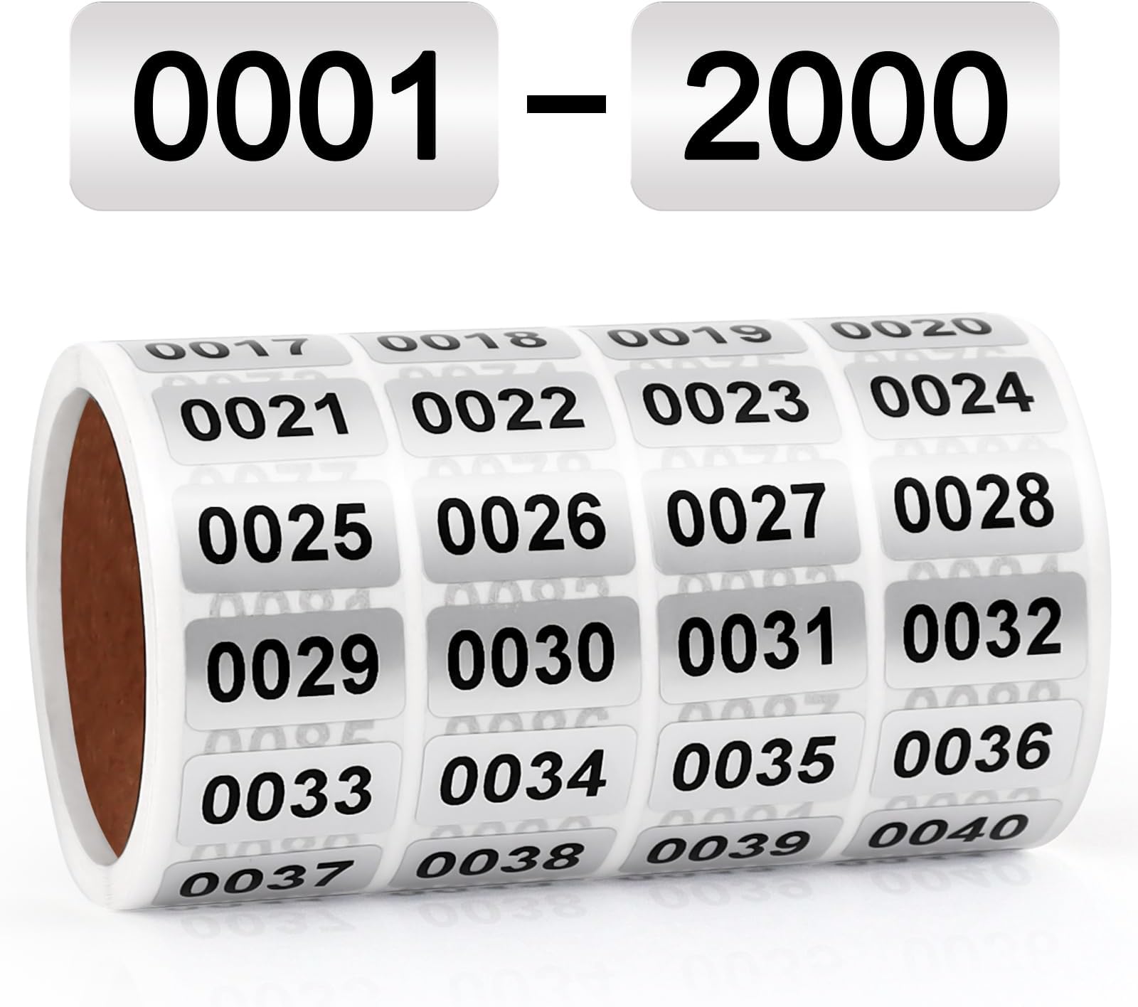 Amazon.com : Inventory Labels - Consecutive Number Stickers 1-1000 ...