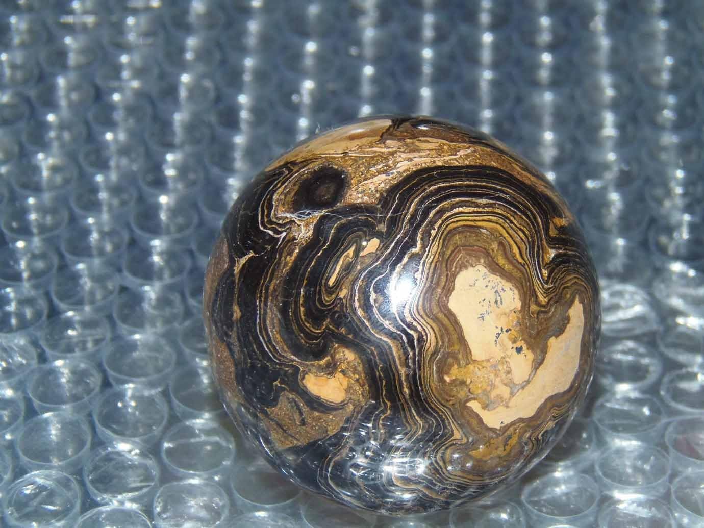 Amazon.com: Stramatolite Peruvian Crystal Sphere Ball 54 Mm** Peru ...