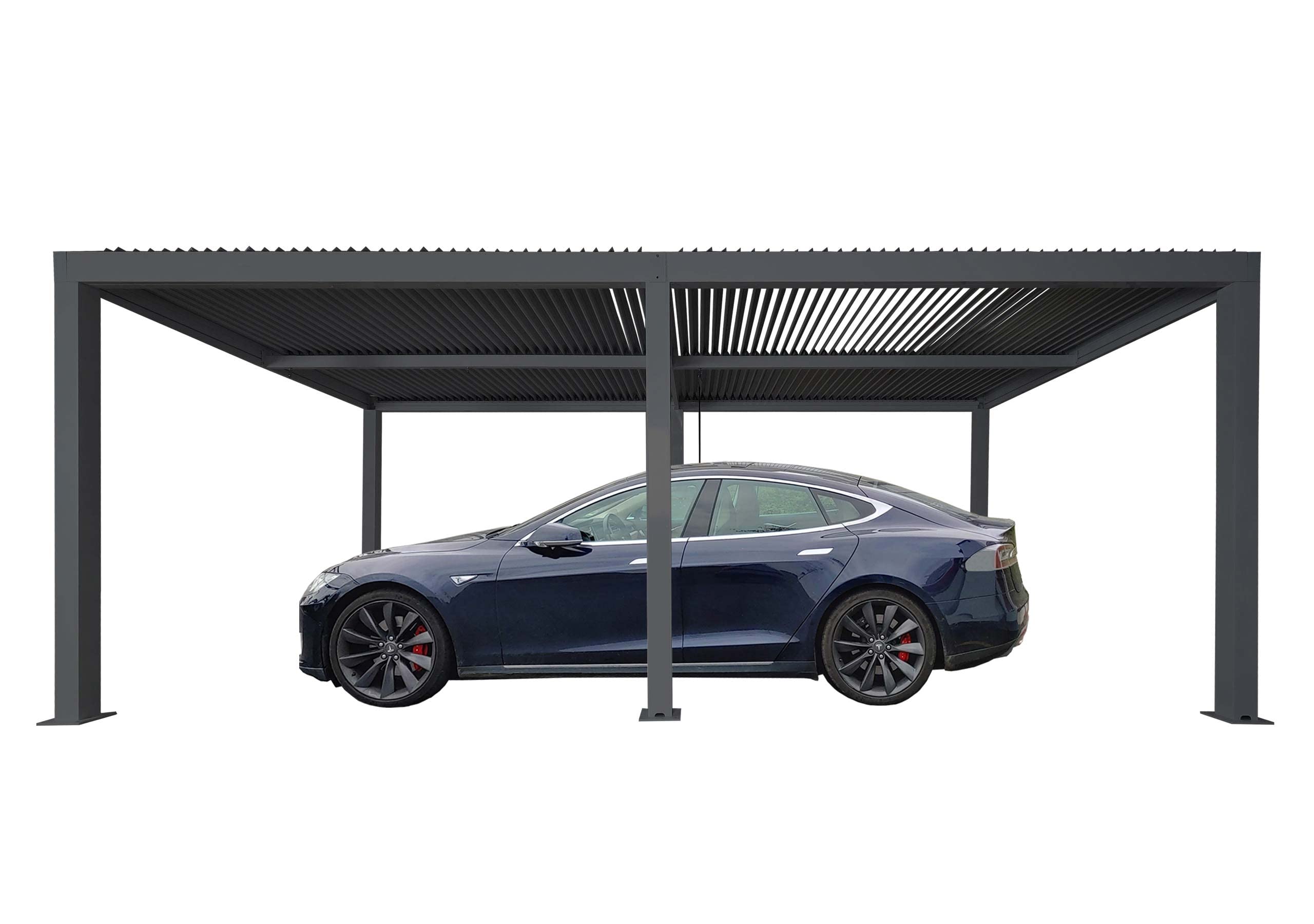 Mendler Carport HWC-L46, Autoüberdachung Garage Unterstand, 11cm ...