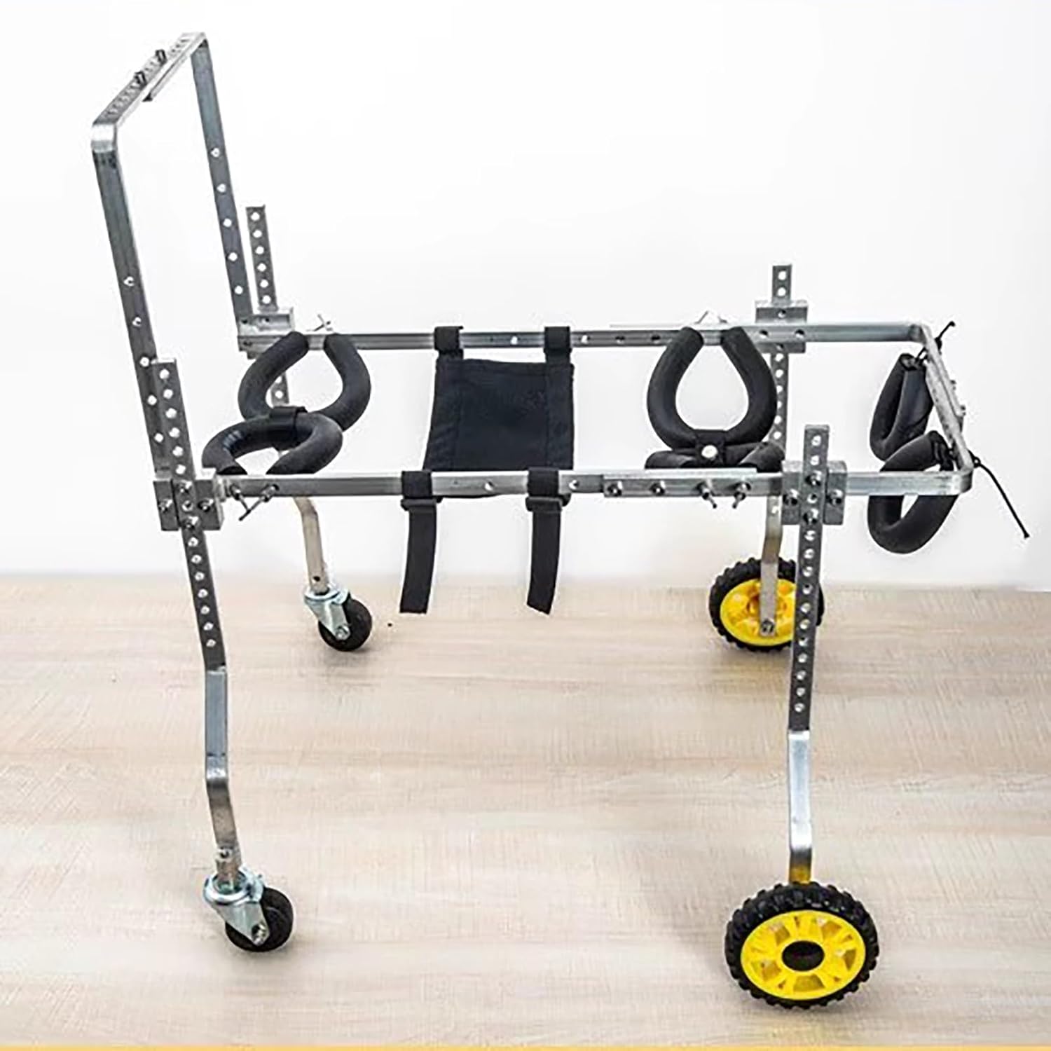 Amazon.com: Adjustable 4-Wheel Dog Wheelchair for Disabled Pets - Full ...