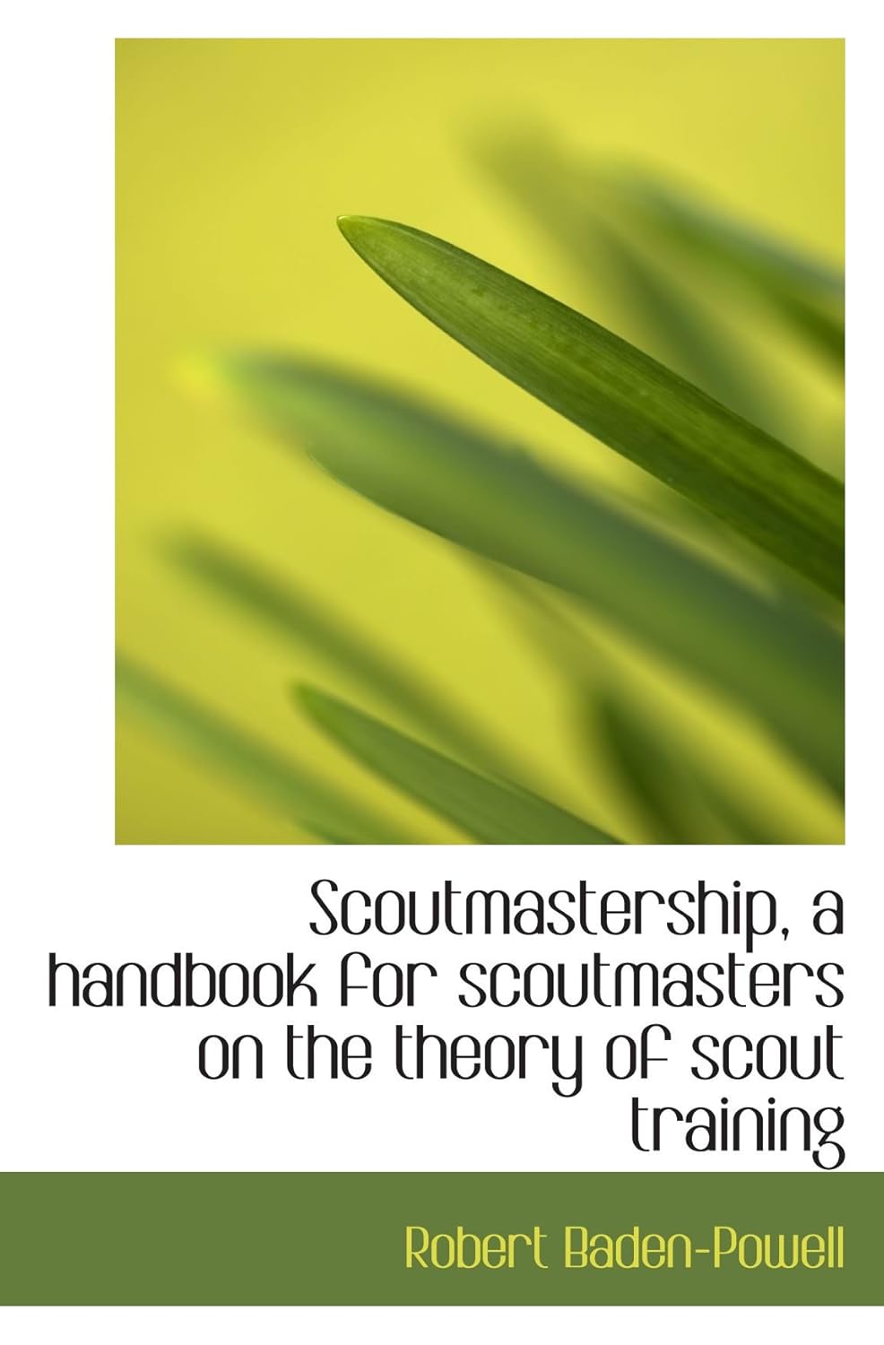 Amazon.com: Scoutmastership, a handbook for scoutmasters on the theory ...