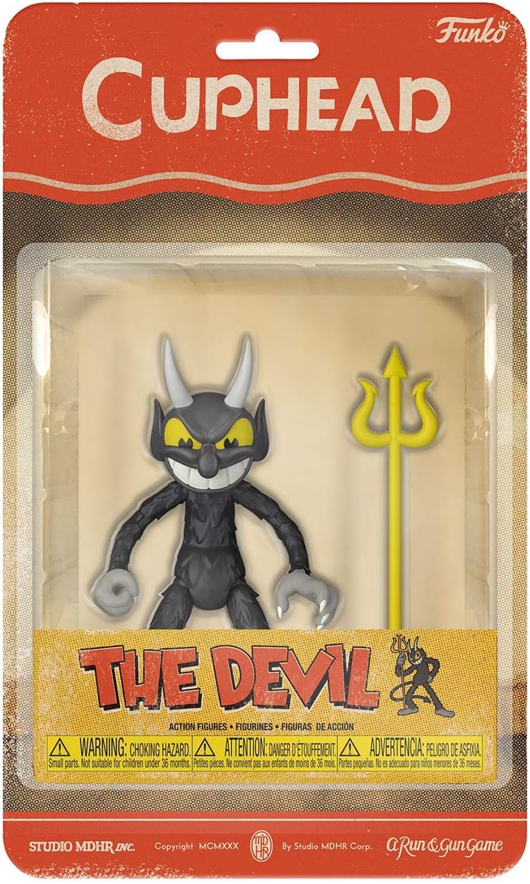 Amazon.com: Funko Cuphead - The Devil Collectible Figure, Multicolor ...