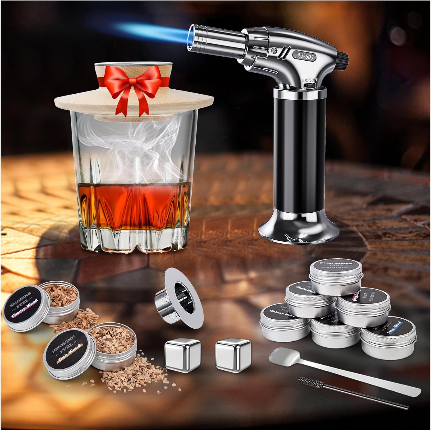 Amazon.com : Cocktail Smoker Kit with Torch Valentine’s Day Gifts for ...