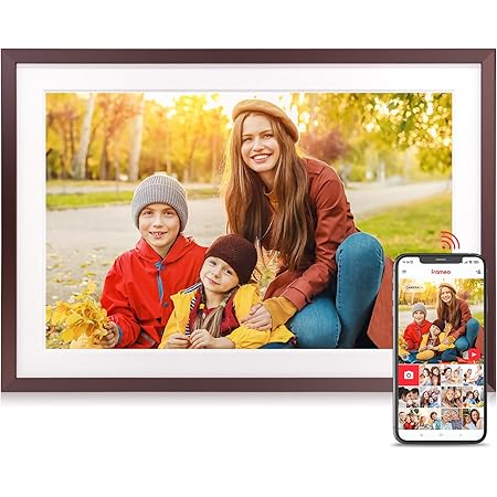 Amazon.com : BIGASUO 2 Pack WiFi Digital Picture Frame, IPS HD Touch ...